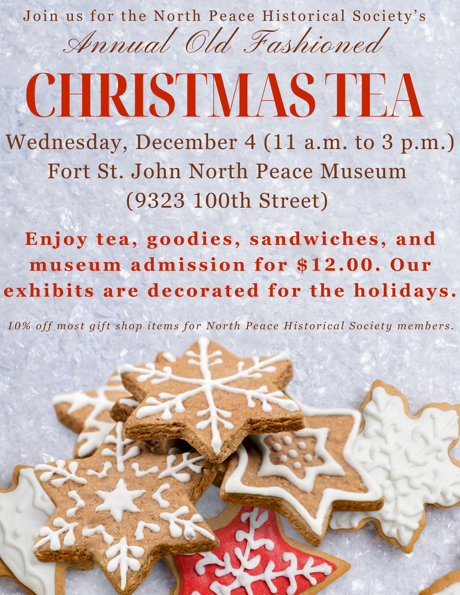 Annual Old Fashioned Christmas Tea - A Northern Heritage Christmas